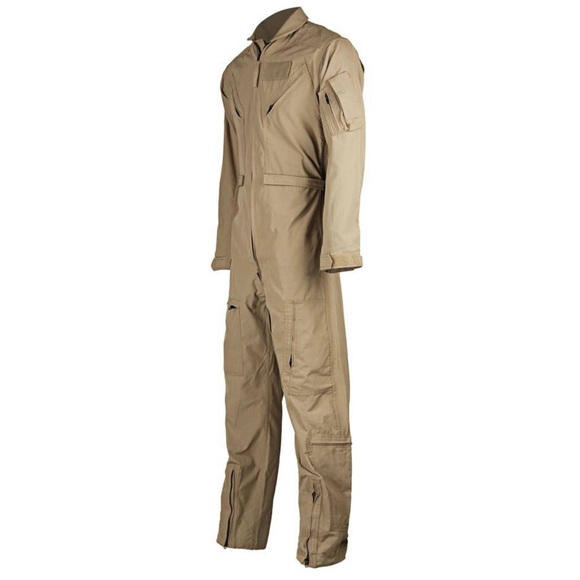 military | Jackets & Coats | Vintage Flight Suit Nomex Cwu27p Tan ...